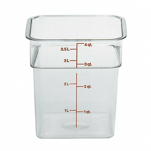 4 quart Square Cambro (EACH) - Mobile Fixture