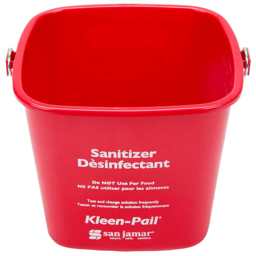 Kleen-Pail®, 6 qt.- red - Mobile Fixture